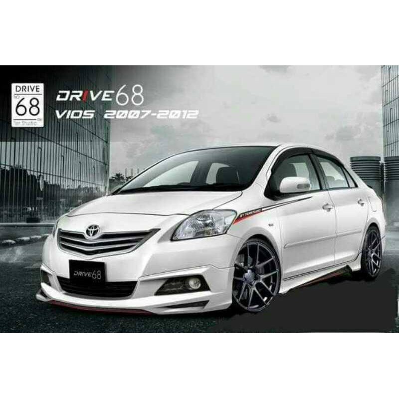 Toyota Vios 2007 2008 2009 2010 2011 2012 bodykit with color drive 86 2007 2012 Vios Accessories Vios 2007 2011 Body Kit Vios 2008 2012 Exterior Accessories Lazada Lazada