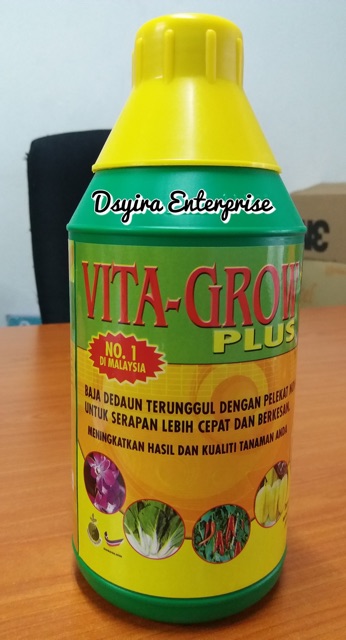 VITA-GROW PLUS 👉Baja Cecair 1 Liter 👉Baja Foliar 1Liter | Lazada