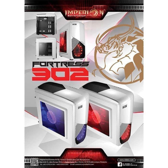 Pc Case gaming imperion Micro Atx usb 3.0 free 1 fan led 120mm Fortress ...