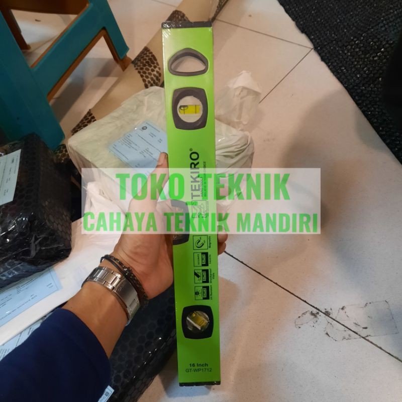waterpas / water pas with magnet panjang 16" inchi TEKIRO | Lazada ...