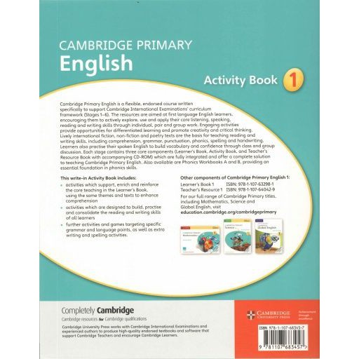 CAMBRIDGE PRIMARY ENGLISH : ACTIVITY BOOK 1 BY DKTODAY | Lazada.co.th