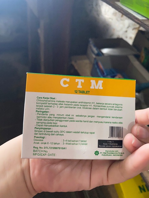 CTM obat alergi gatal | Lazada Indonesia