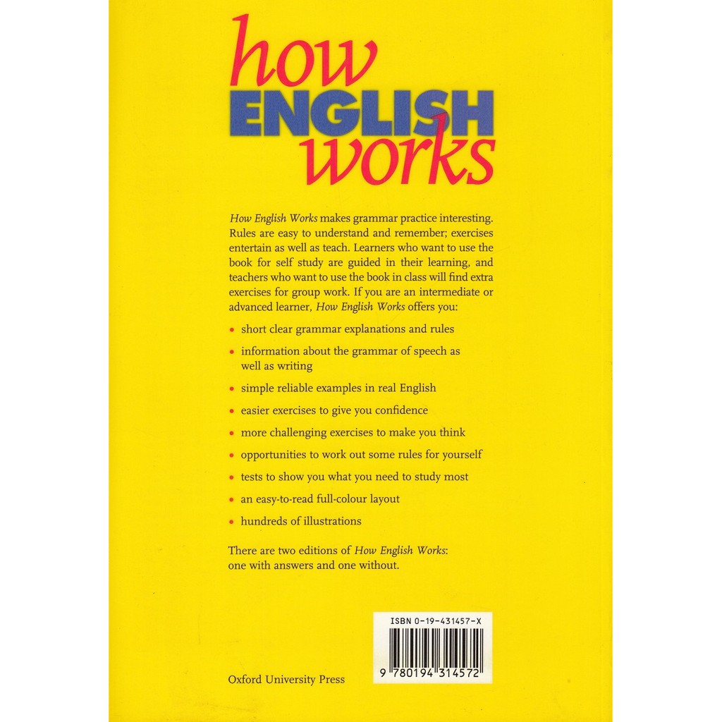 HOW ENGLISH WORKS GRAMMAR WITHOUT KEY BY DKTODAY | Lazada.co.th