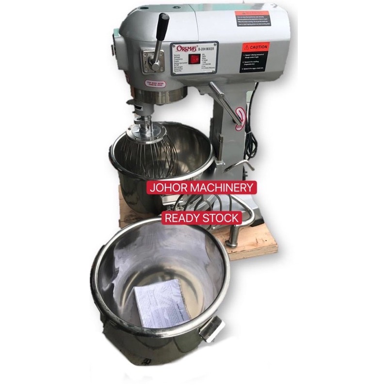 ORIMAS B20/VIBROFOOD 20L BOWL 5KG DOUGH B20 INDUSTRIAL STAND MIXER ...