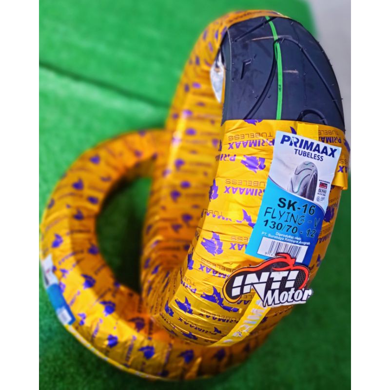 Ban SCOOPY 130 70 ring 12 KSR PRIMAAX sk 16 TUBLES VESPA RING12 TERBARU BAN PRIMAX BARU BELAKANG ...