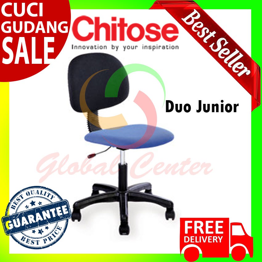 KURSI KANTOR CHITOSE DUO JUNIOR | Lazada Indonesia