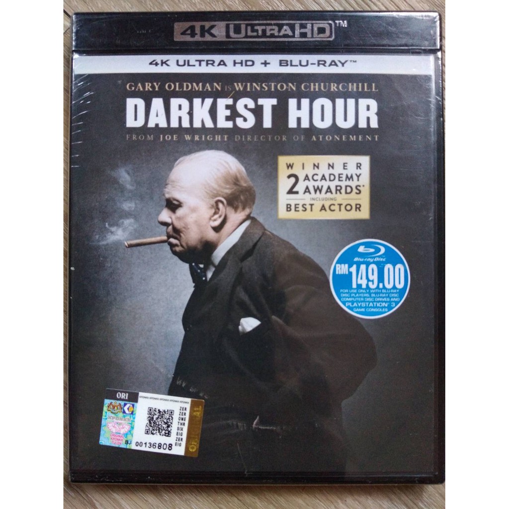 DARKEST HOUR ชั่วโมงพลิกโลก 4K UHD + Blu-ray แผ่น 4K แท้ และ บลูเรย์ซับไทย | Lazada.co.th