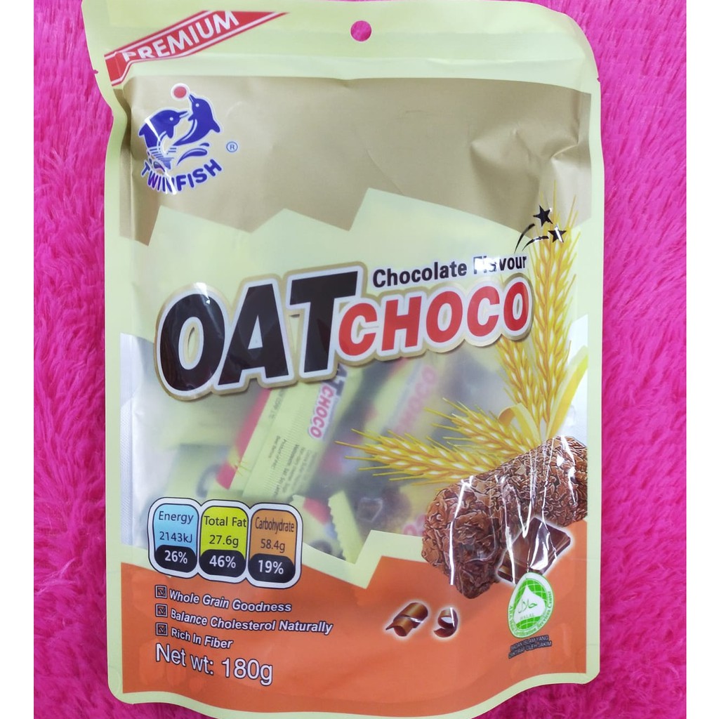TWINFISH OAT CHOCO ORIGINAL/CHOCOLATE 180G | Lazada