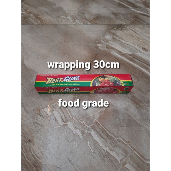 plastik food wrapping/cling wrap/pembungkus makanan 30cm | Lazada Indonesia