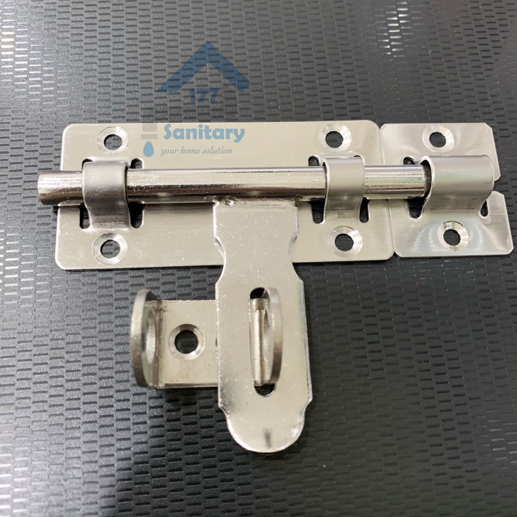 Grendel overpal Gembok 4 Inch - Kunci Pintu lock bolt selot slot gudang ...