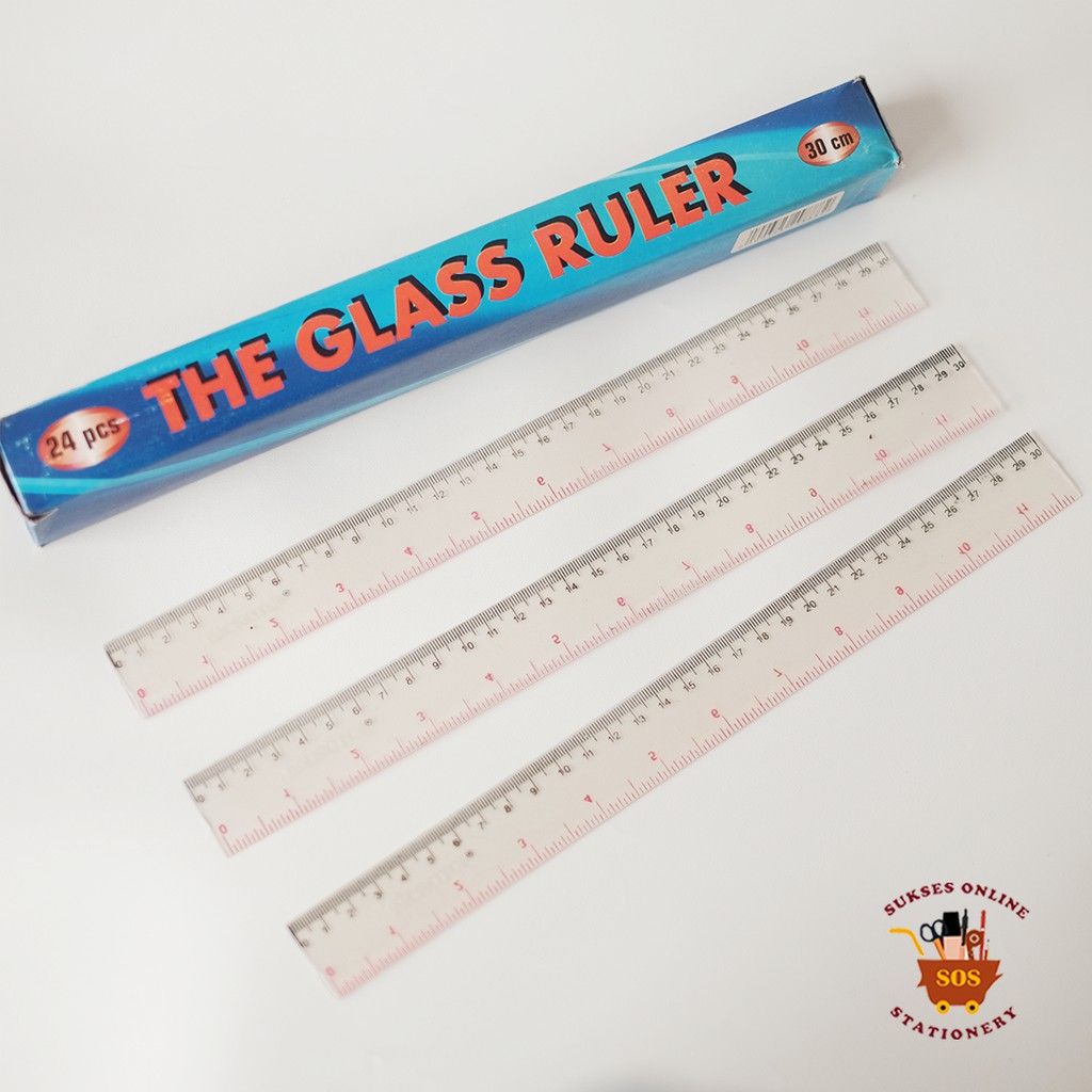 SOS Penggaris MICROTOP 30 cm MT-0730 / Penggaris Plastik / Ruler (12 ...
