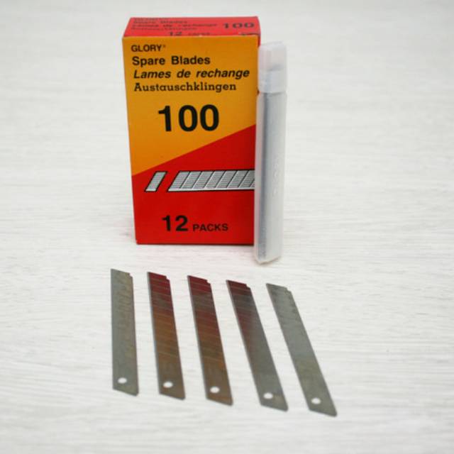 Cutter Refill Kecil Glory A 100/ Isi Cutter Glory Kecil A100/ Blade ...
