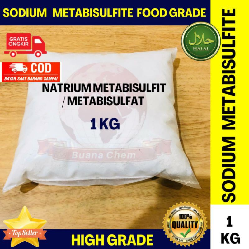 Sodium Metabisulfite 1 KG Food Grade/ Natrium metabisulfit / Metabisulfat | Lazada Indonesia