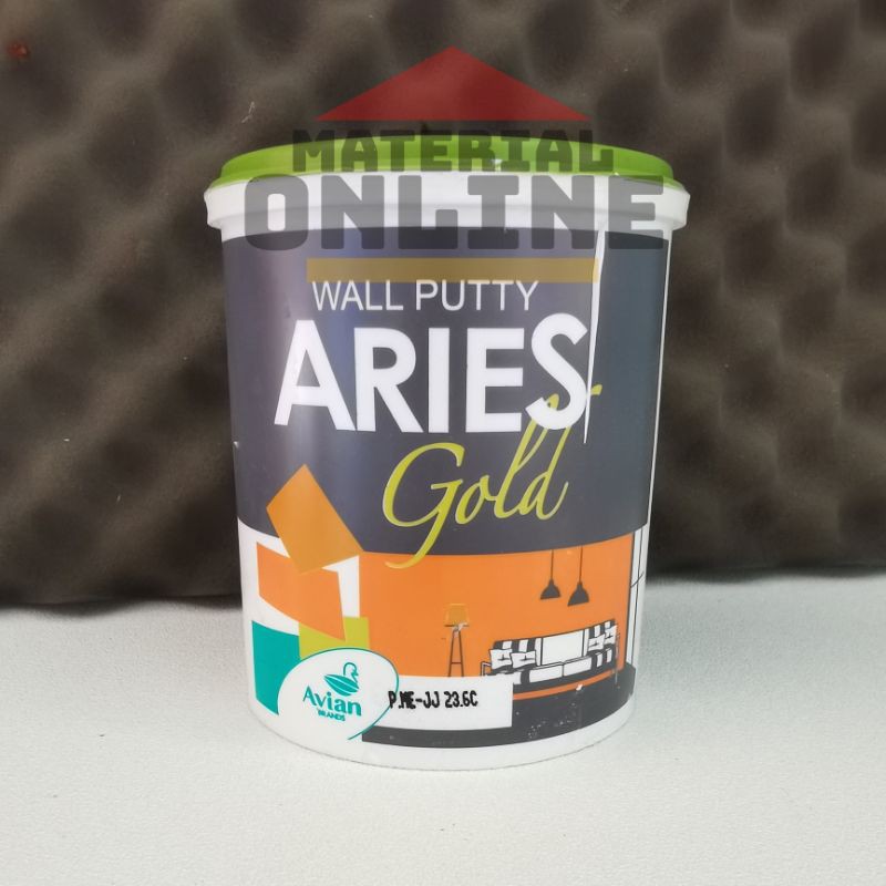 Dempul Plamir Plamur Tembok Kayu Wall Putty ARIES GOLD Kaleng 1Kg 1 Kg ...