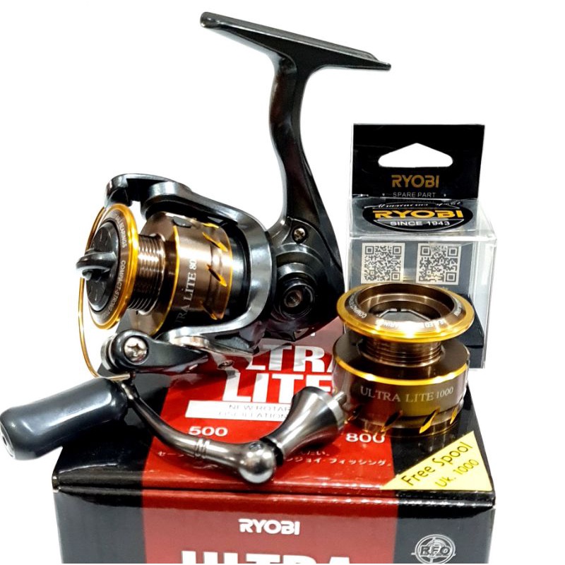 Reel ryobi ultra lite 800 bonus spool 1000 | Lazada Indonesia