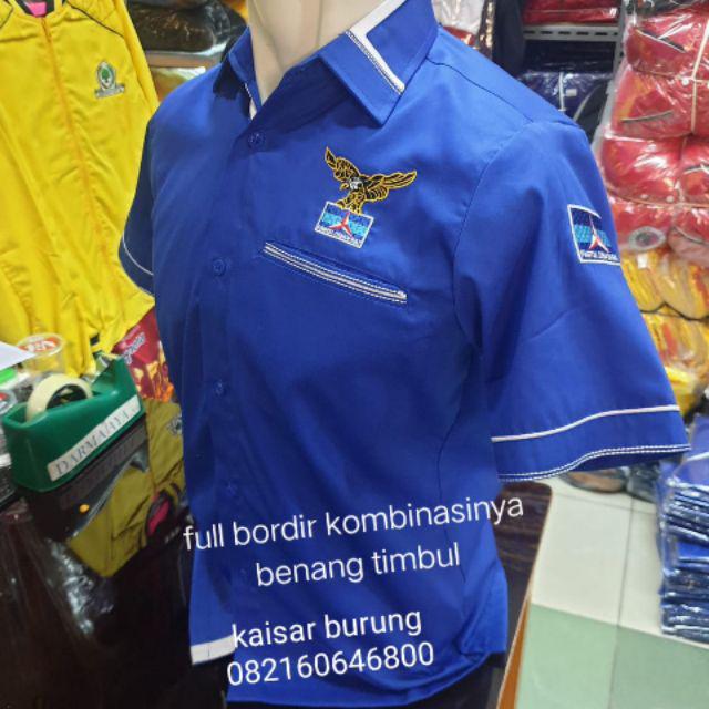 Baju KEMEJA PARTAI DEMOKRAT TERBARU 2020-2021 Tanpa LIS | Lazada Indonesia