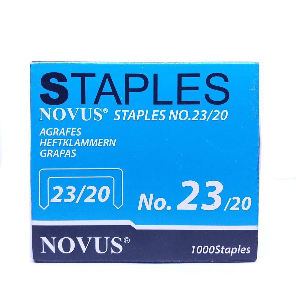 Novus isi staples 23/20/ Stapler 20 mm/ Isi Stapler 23/20 | Lazada ...