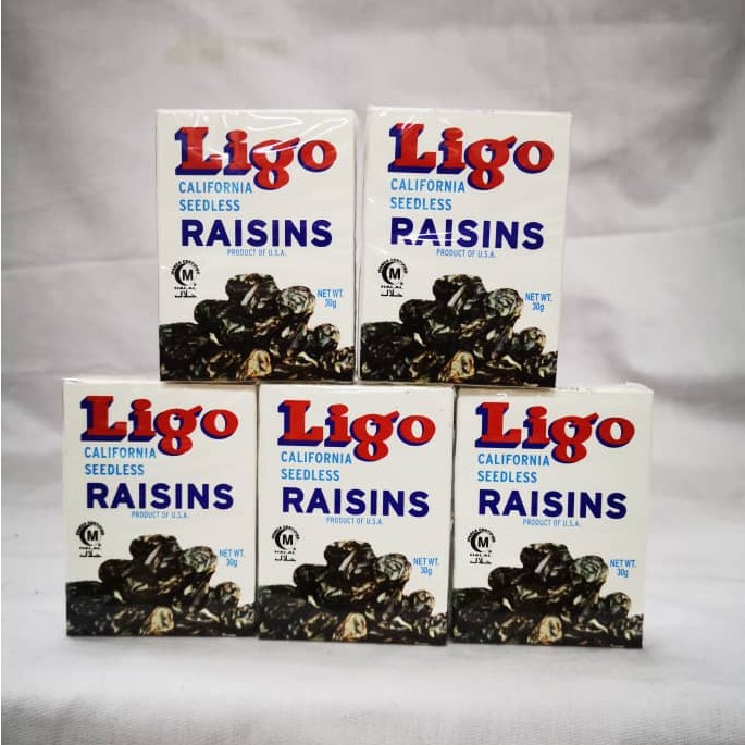 LIGO CALIFORNIA SEEDLESS RAISIN 30G | Lazada