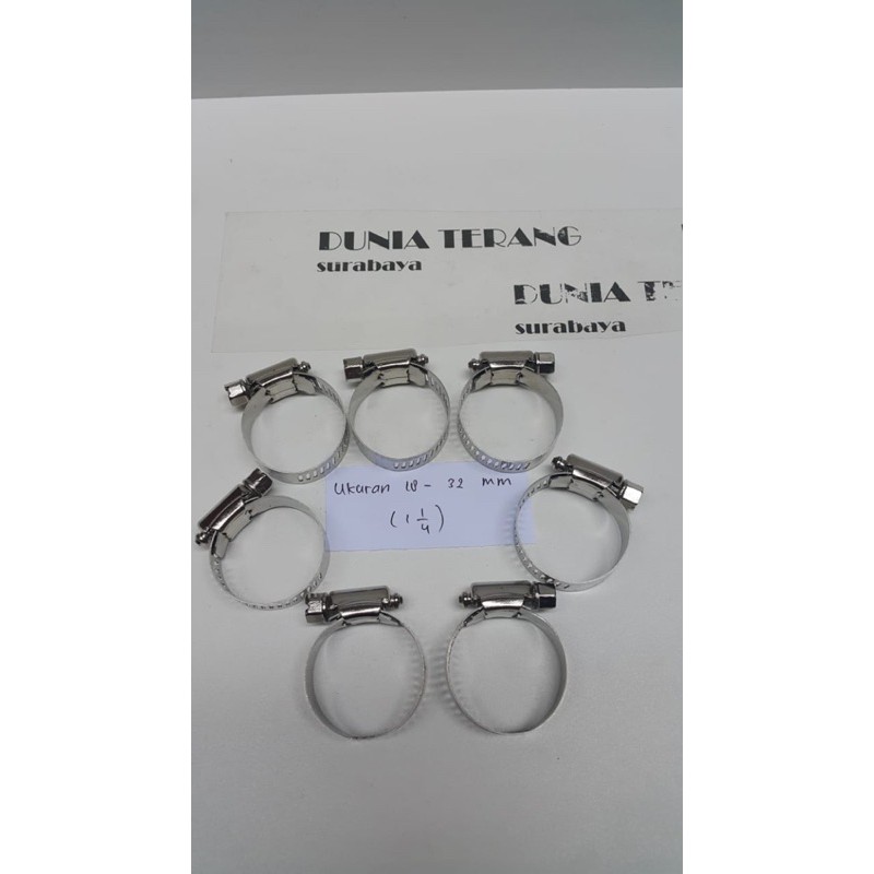 Klem Selang VOXY Stainless Steel 11/4" - Cleam Slang Stenles Tw Kilap 1 ...