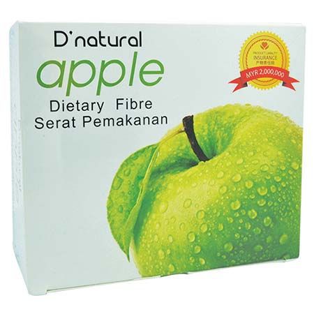 D'NATURAL APPLE DIETARY FIBRE 20G X 15S | Lazada