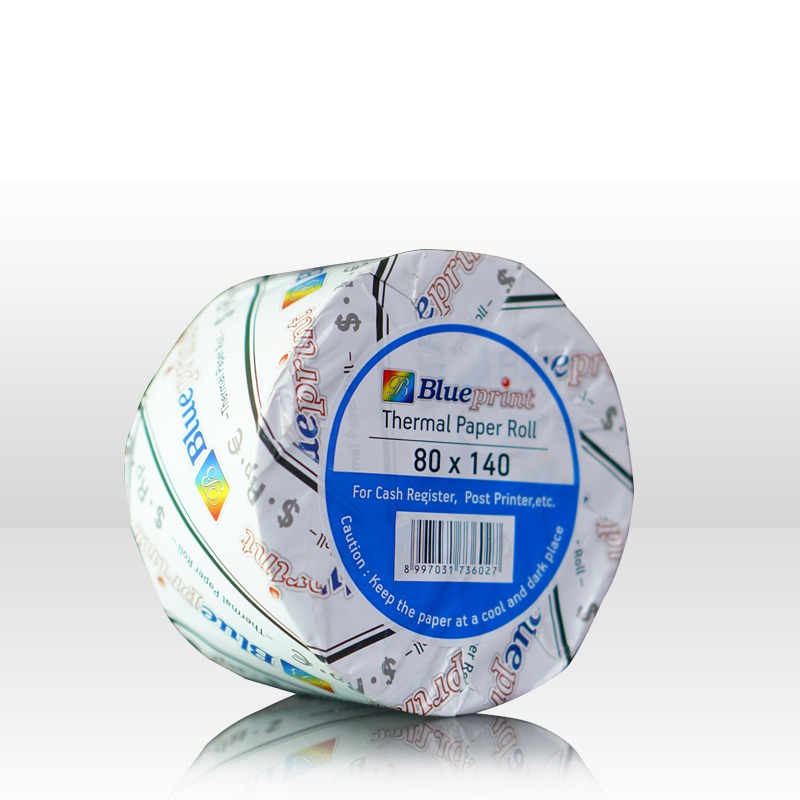 Kertas Thermal paper roll 80x140 mm kertas thermal blueprint | Lazada ...