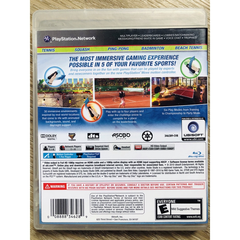 Racquet Sports PS3 ENG สำหรับสายสะสม | Lazada.co.th