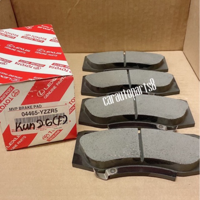 TOYOTA HILUX KUN26 FRONT BRAKE PAD ORIGINAL | Lazada