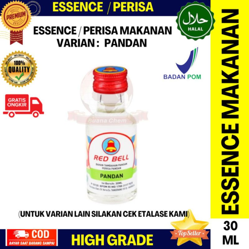 Perisa Makanan Kelapa Red Bell 30ML HALAL / Coconut Essence Red Bell ...