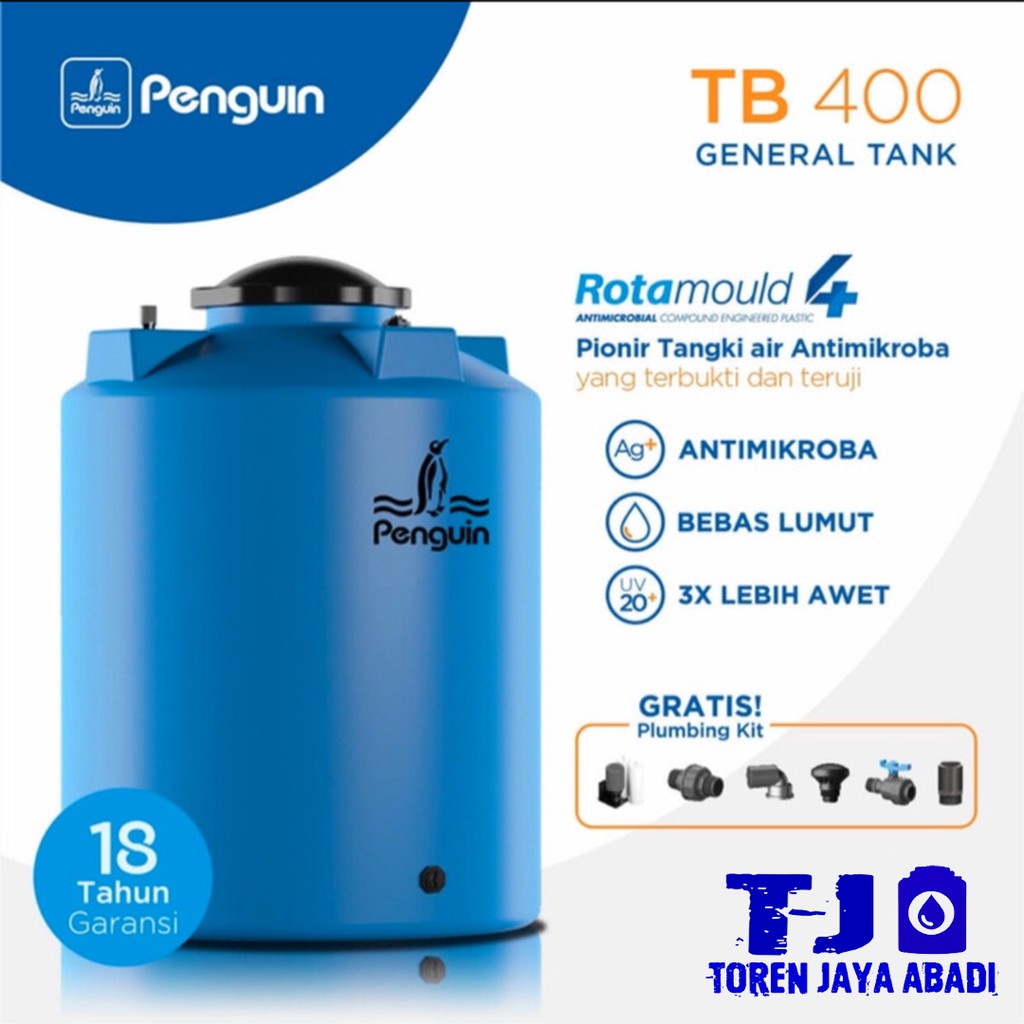 Tandon / Toren / Tangki Air Silinder Penguin TB 400 - 4.100 Liter ...
