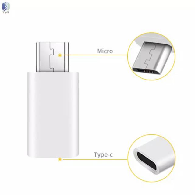 Konverter Type C To Micro Usb / Converter / Konektor / Adaptor ...