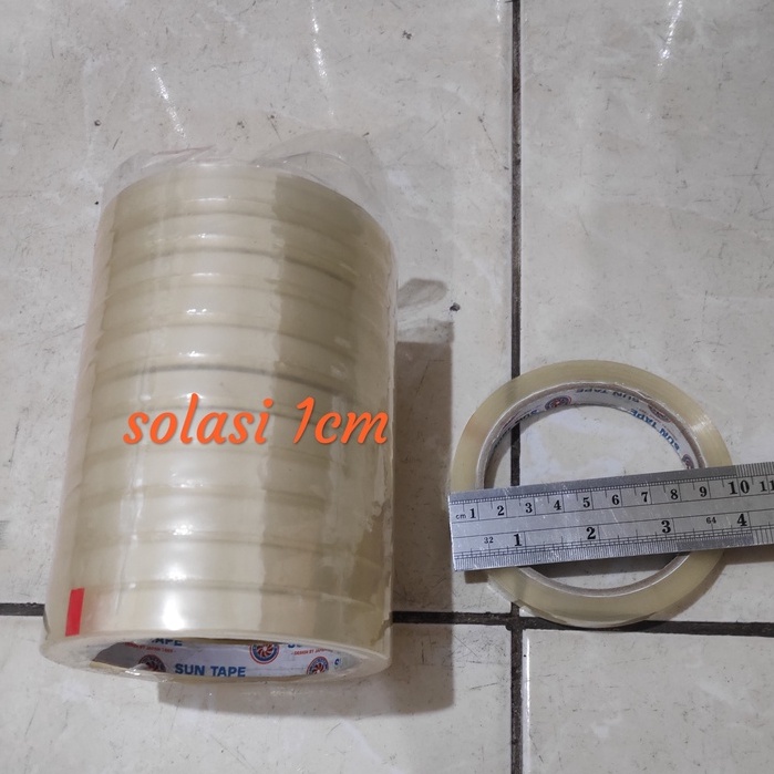 lakban, solasi, selotip, solatip, ukuran 1 cm | Lazada Indonesia