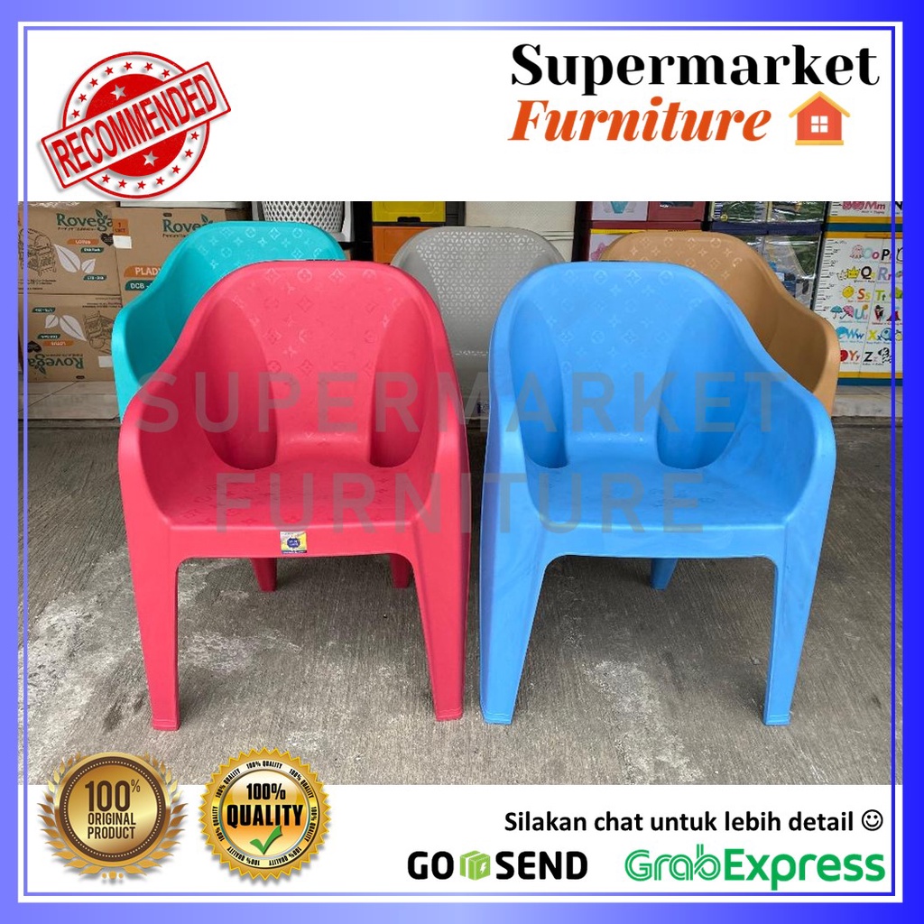 NAPOLLY KURSI SAN/ KURSI TERAS/ KURSI TAMU WARNA BARU TCC 500 | Lazada ...