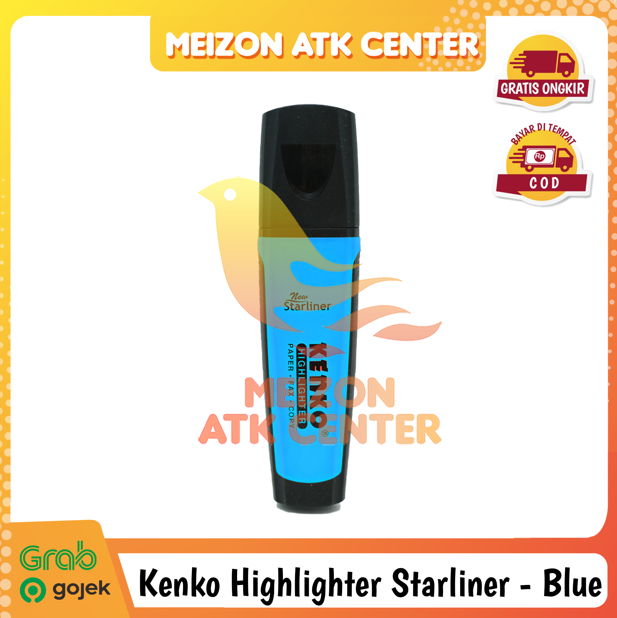 KENKO HIGHLIGHTER NEW STARLINER / MARKER WARNA / PENANDA BUKU [1 PCS ...