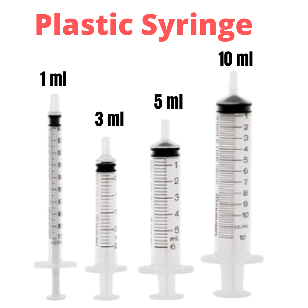1ml 3ml 5ml 10ml Disposable Syringe Picagari Feeder Sterile Individual Packing No Needle Refill ...