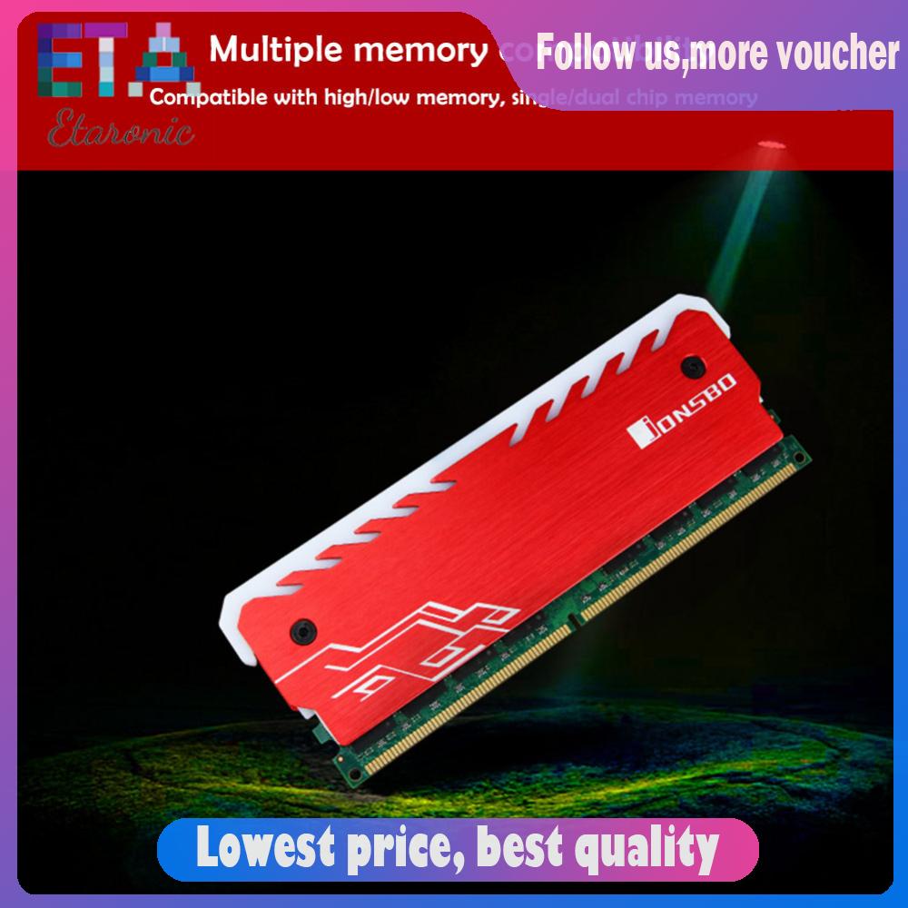 RGB RAM Heatsink DDR DDR3 DDR4 Memory Heat Spreader Cooler for Desktop PC | Lazada PH