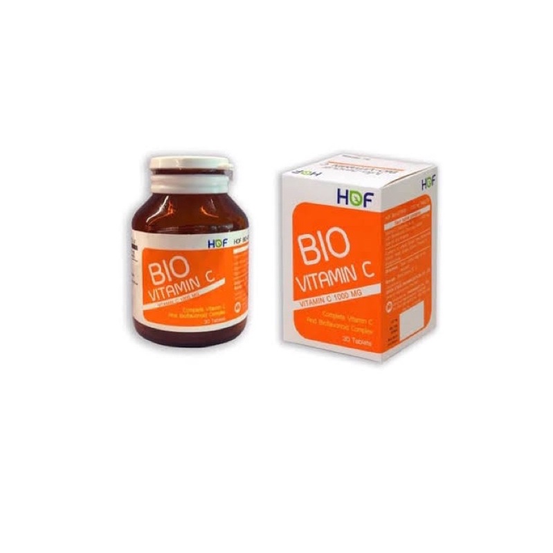 วิตามินซี Bio Vitamin C (HOF) แท้100% ขนาด 1000 mg 30 เม็ด - SoGood ...