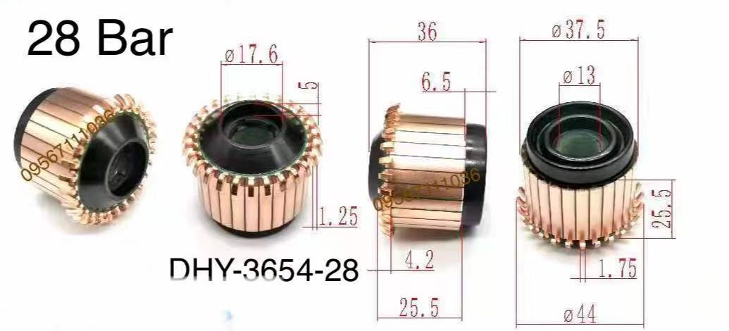 1PIECE ALTERNATOR COPPER COMMUTATOR 28BAR 2 COLORS | Lazada PH