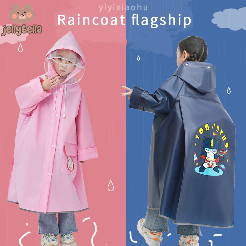 Childrens raincoat Boys Girls Girls Baby Kindergarten students Raincoat for school childrens ...