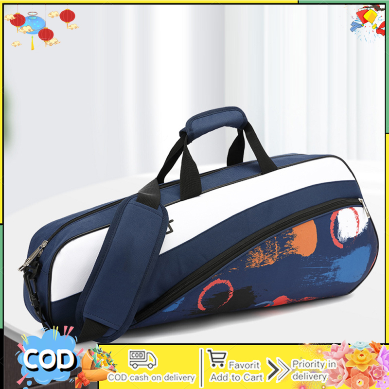 Badminton Racket Kit Bag With Adjustable Padded Shoulder Straps Tennis ...