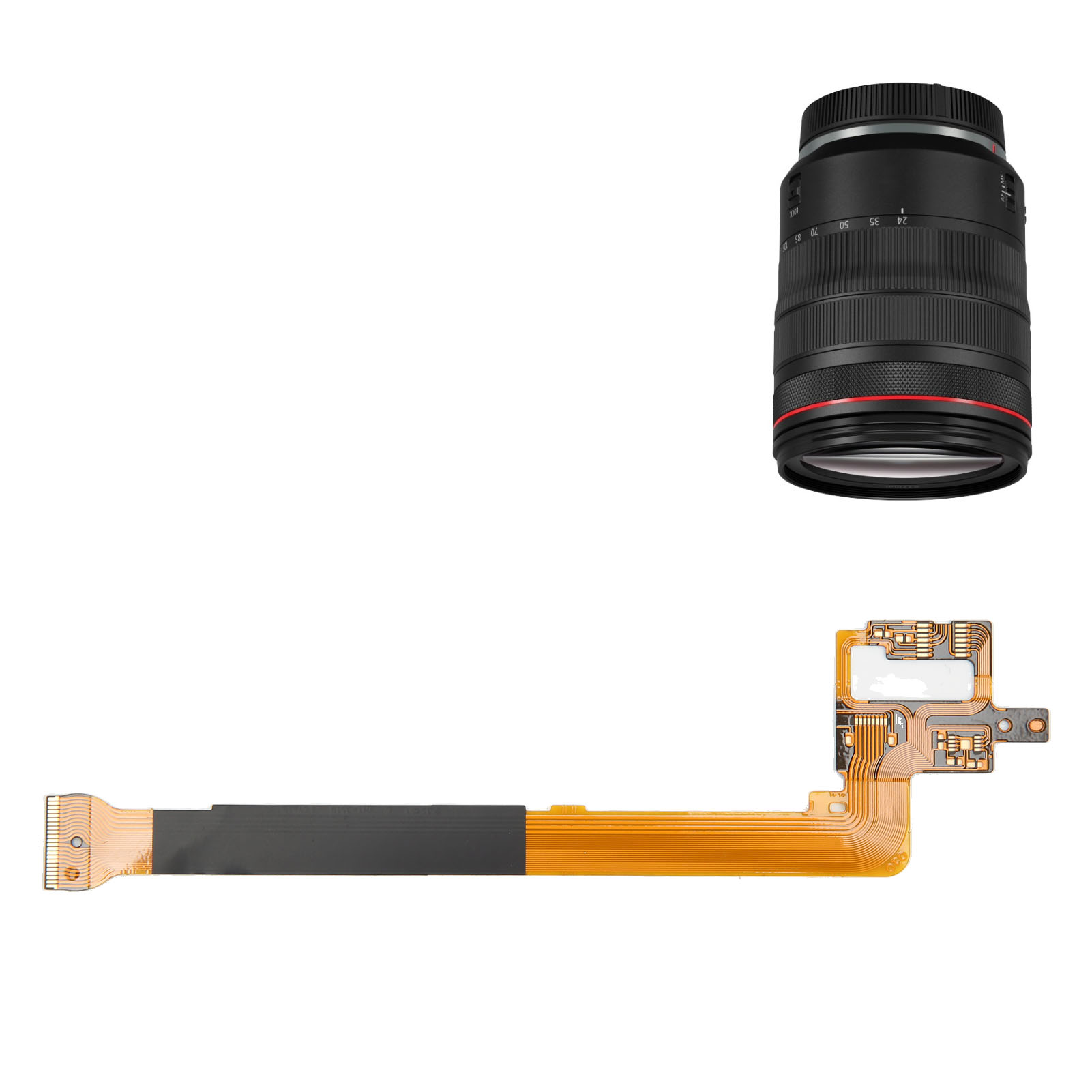 สายเคเบิลงอได้ FPC อะไหล่ที่สมบูรณ์แบบเซ็นเซอร์เลนส์ระดับมืออาชีพสาย ...