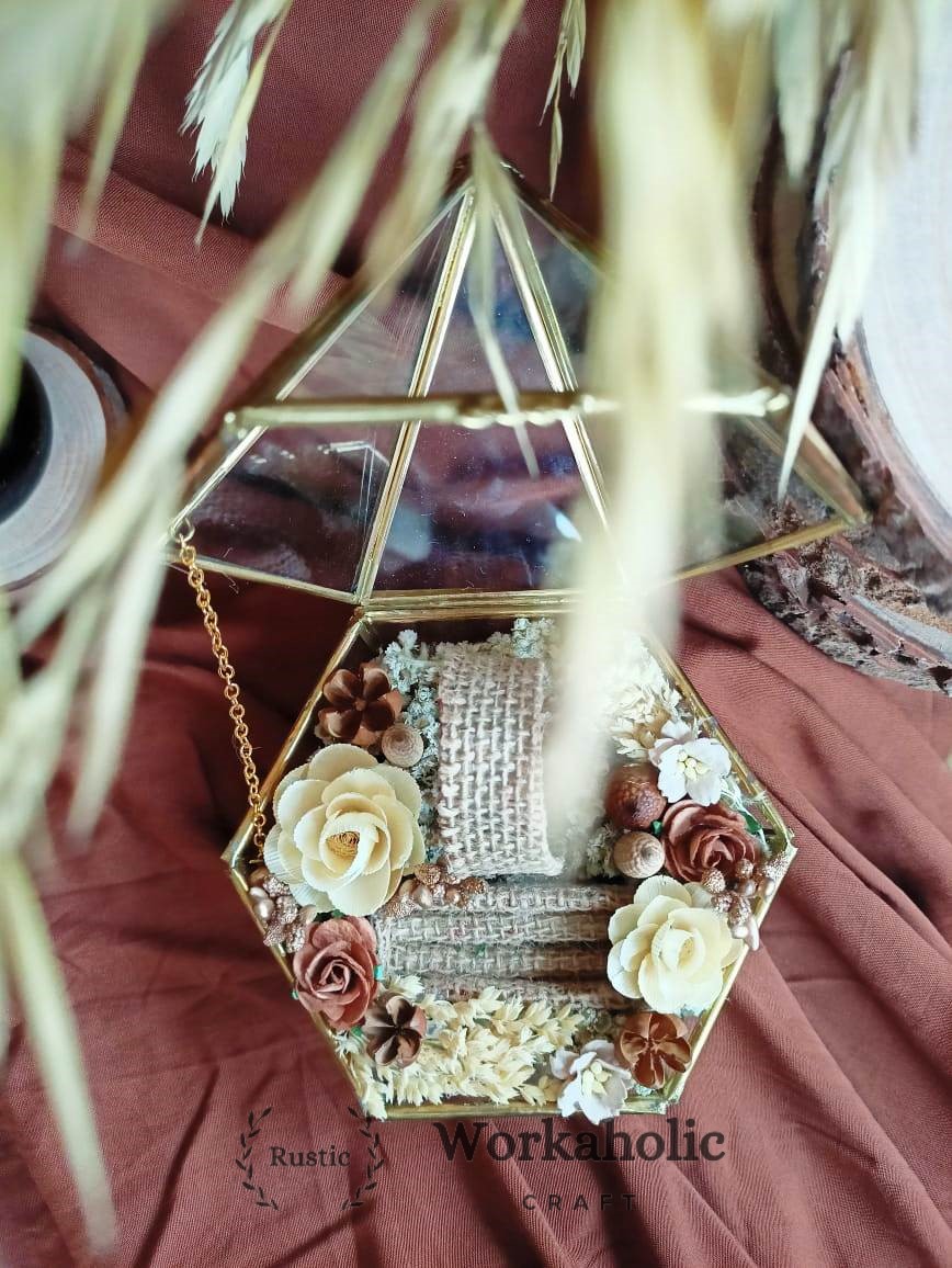 Ringbox Kotak Perhiasan Mahar Pernikahan Rustic Aesthetic Termurah ...