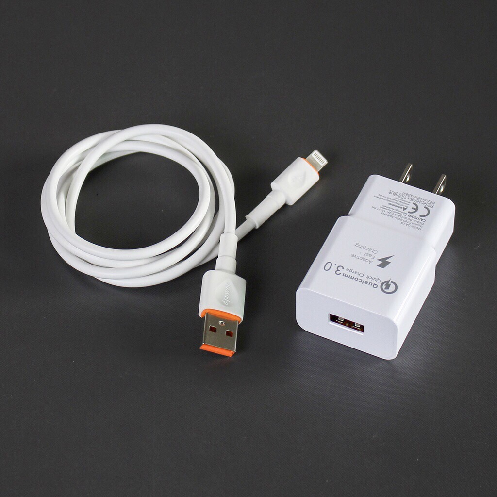 d-power ชุดชาร์จเร็ว Samsung, Huawei, Oppo, Vivo 3A 18วัตต์ รุ่น QA09 ...