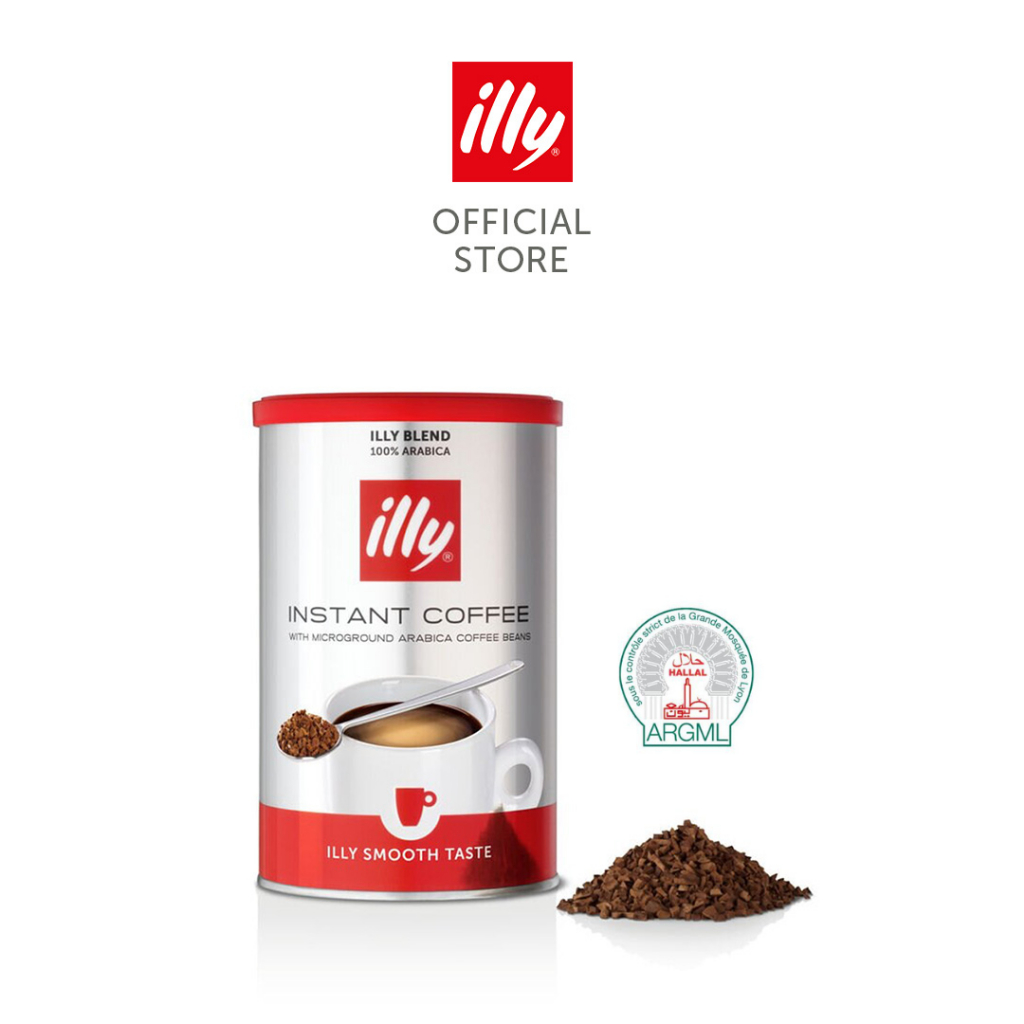 illy Instant Coffee (95g) Arabica Classic Bold Roast with No Sugar or ...