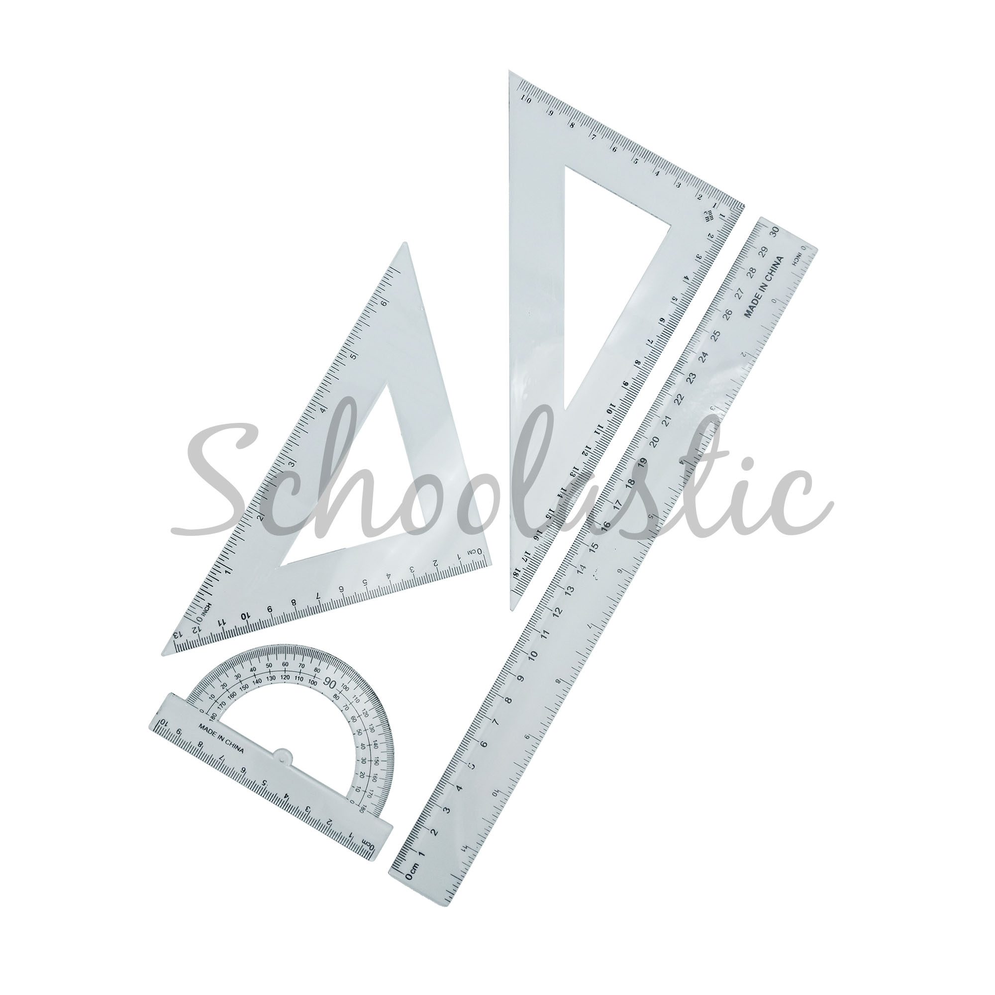 4 in 1 Ruler Combo Set 20cm/30cm | Lazada PH