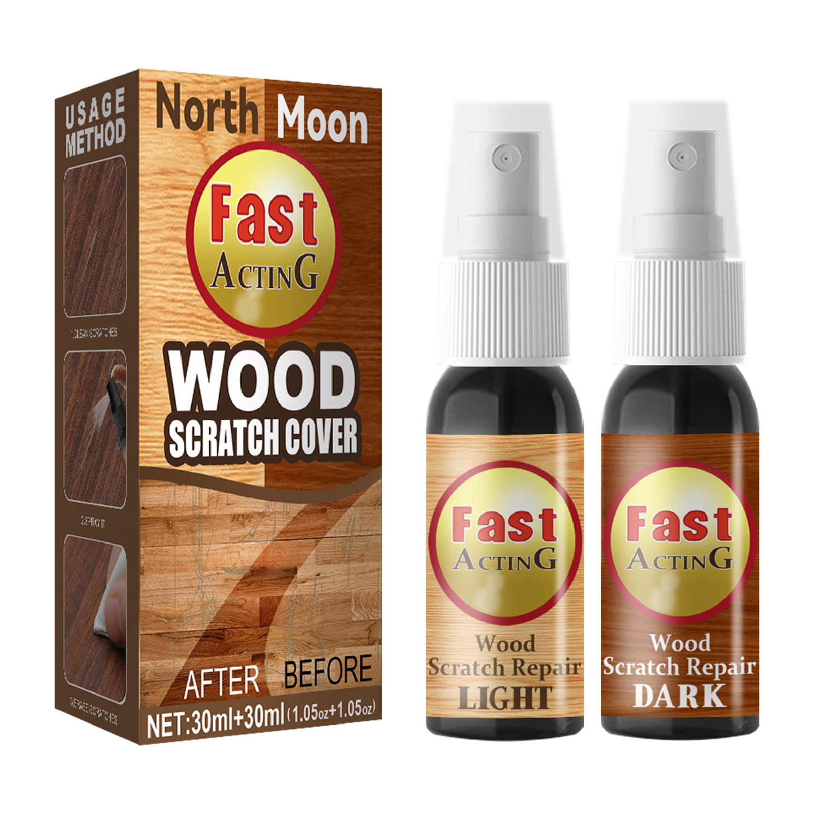 【Deal】 Wooden Scratch Remover Polisher Polish Waxing Refinishing ...