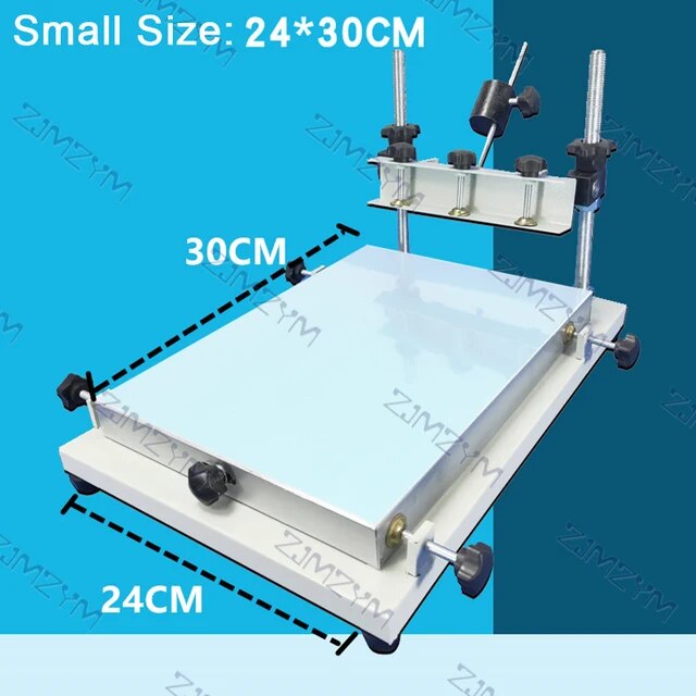 【Sleek】 Precision Screen Printing Machine Easy Manual Operation Screen ...