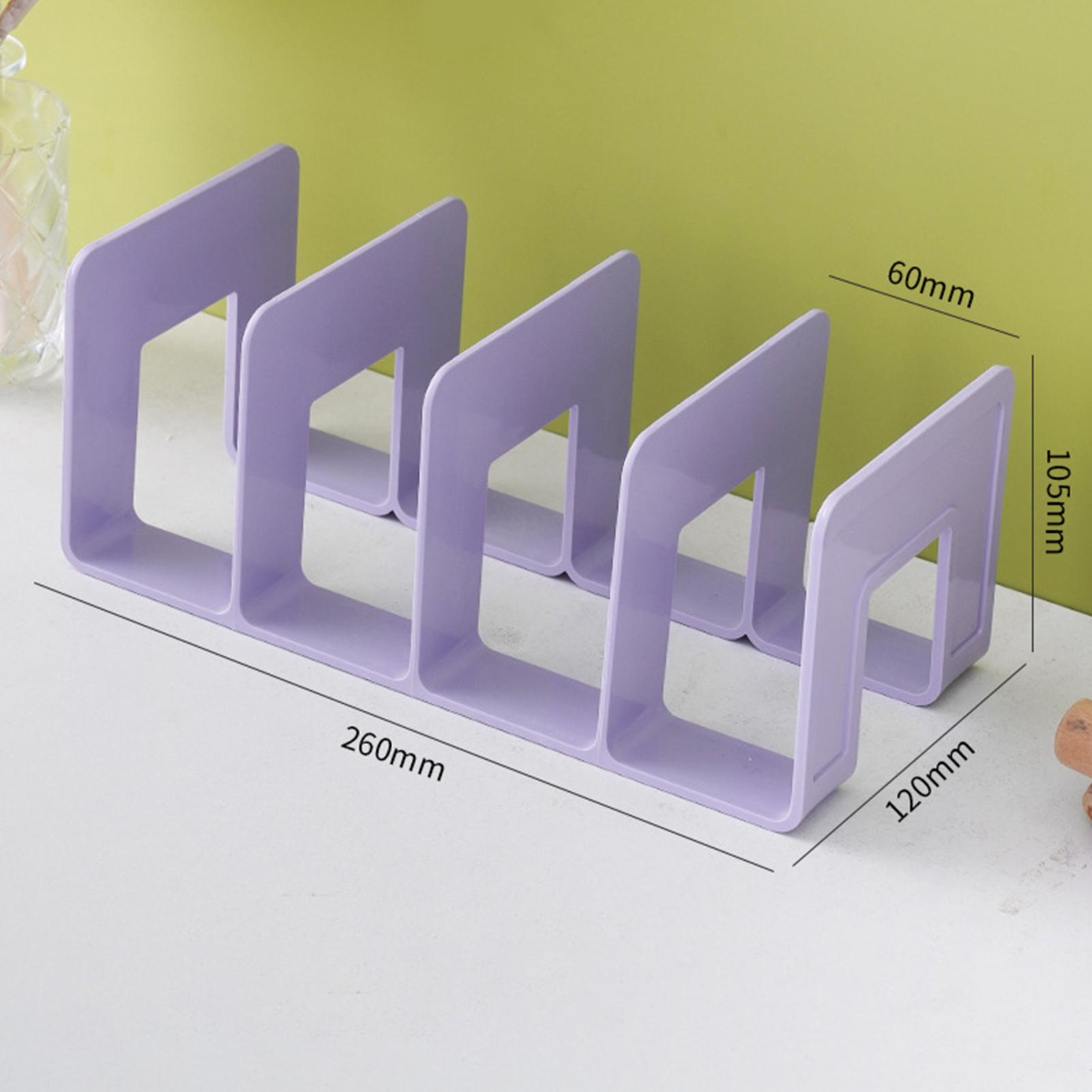 【Exclusive】 Plastic Desk File Sorter Holder Easy to Clean Book Paper ...