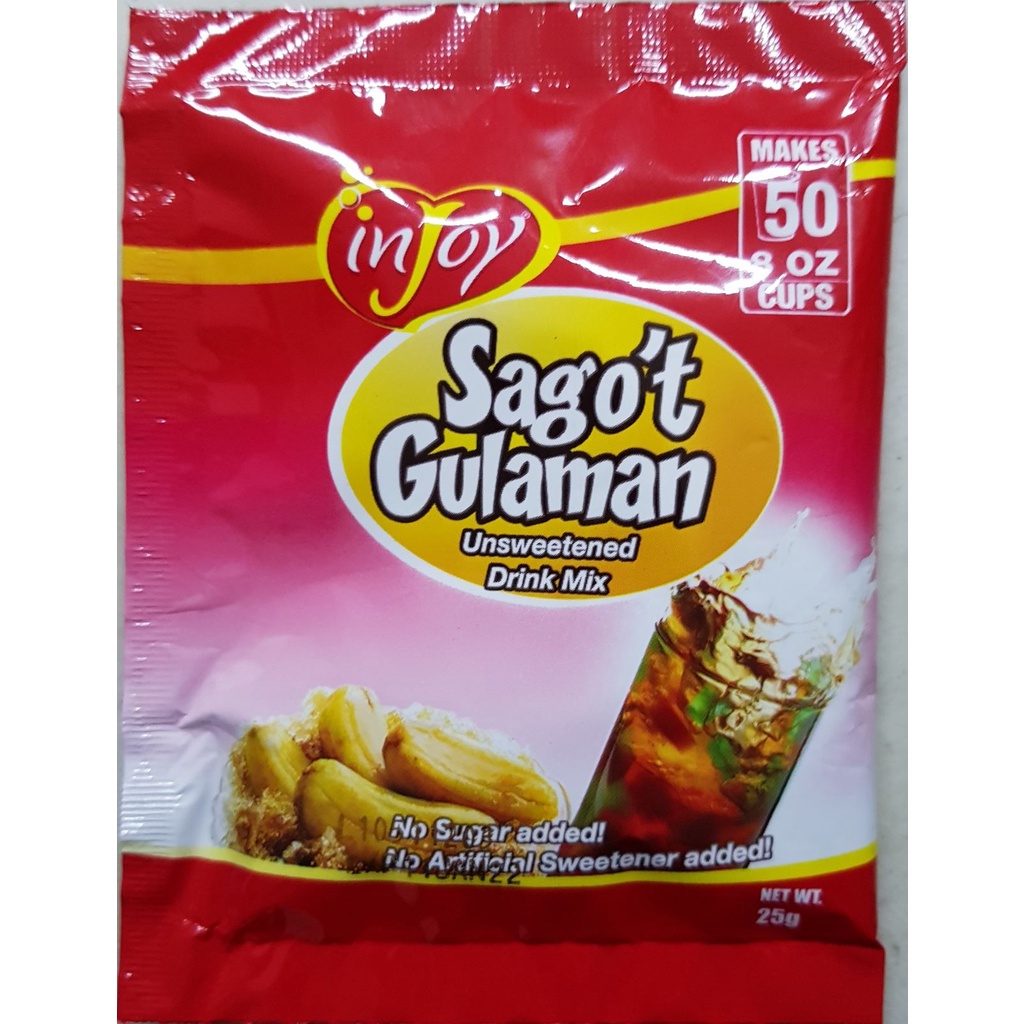 Fast send inJoy Sago't Gulaman Drink Mix 25g | Bundled with Sugar ...