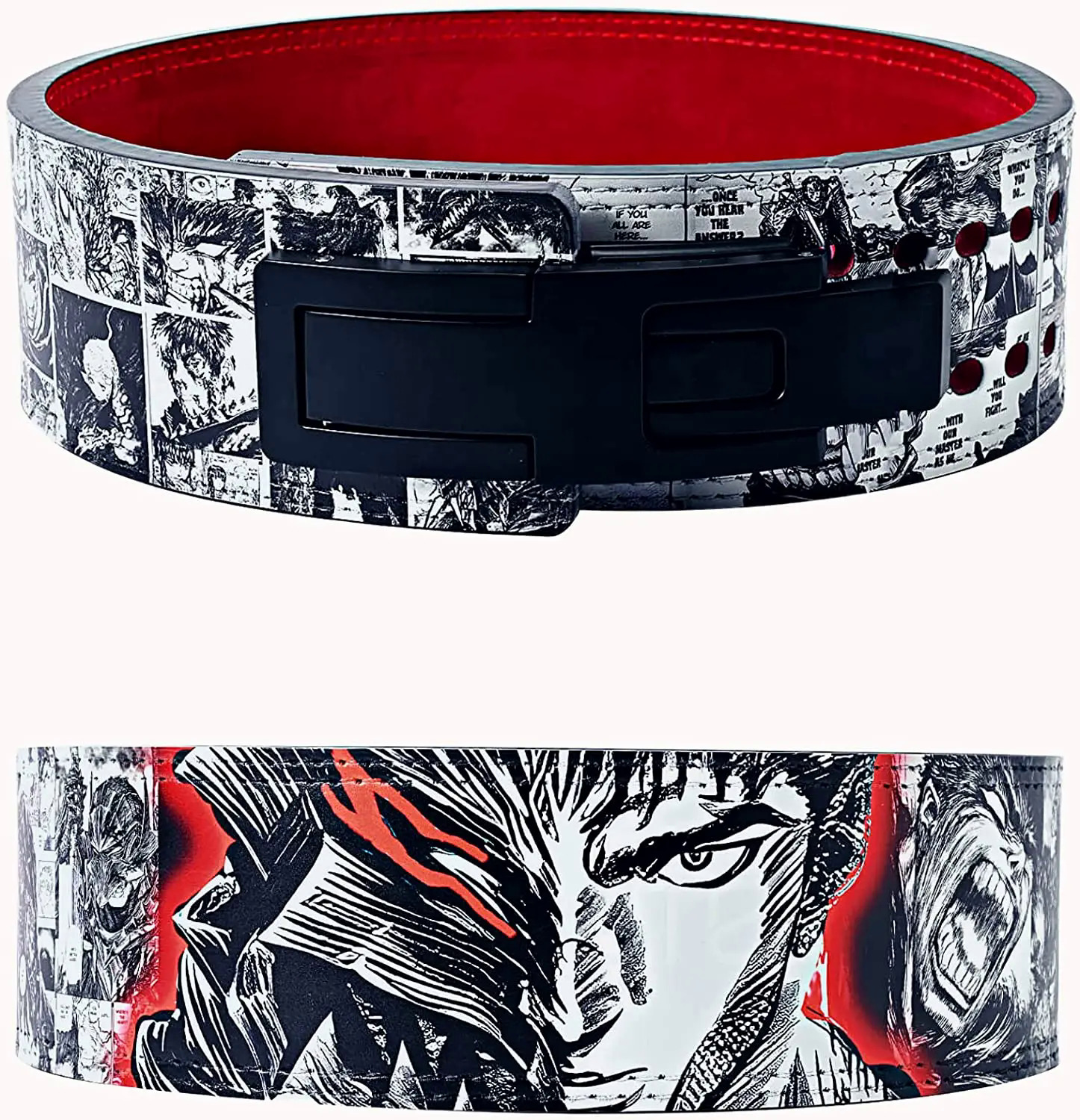 Berserk Anime Weightlifting Belt Leather Weight Lifting Lever Belt for ...