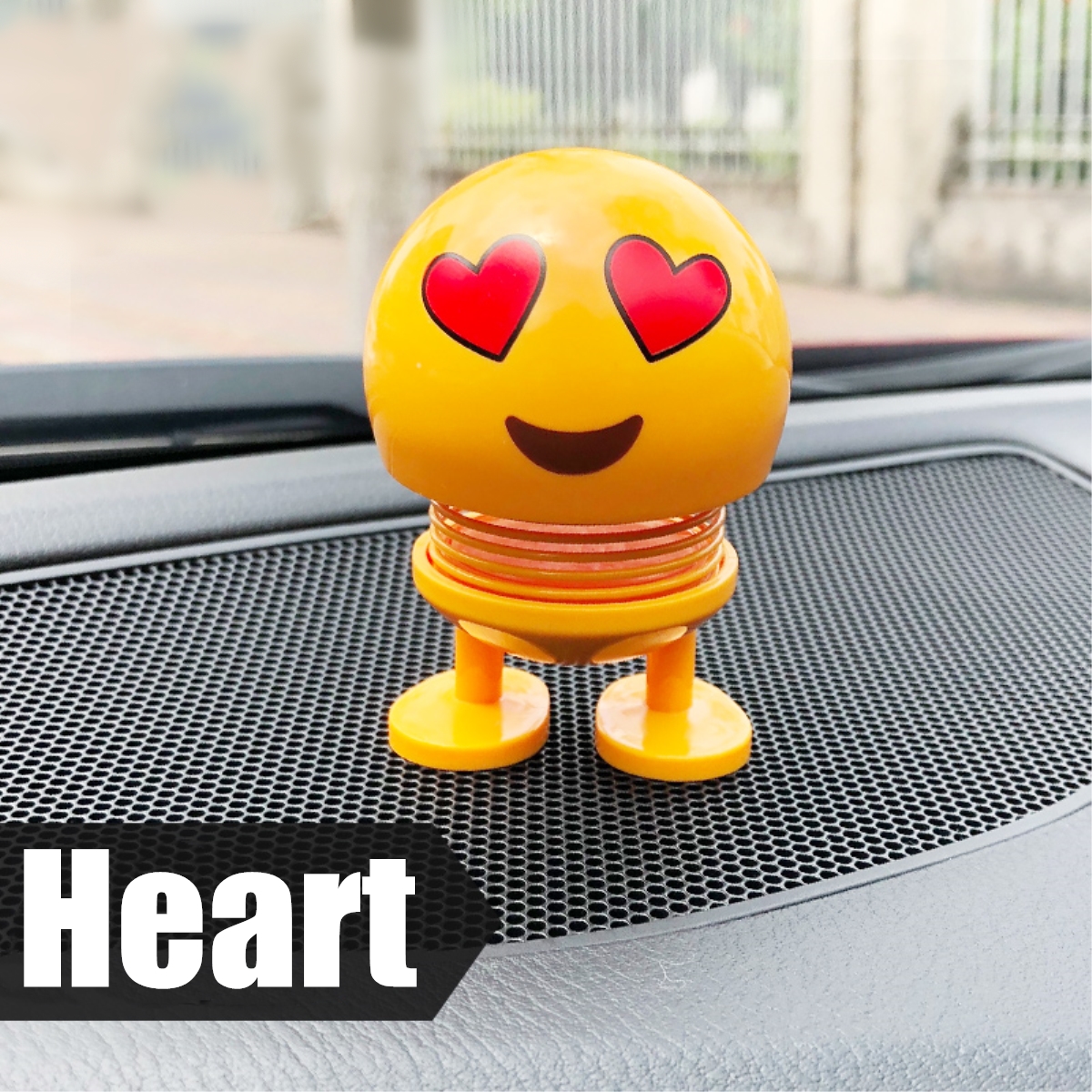 Funny Shaking Head Toys Emoji Bobble Head Toys Car Ornament Interior ...